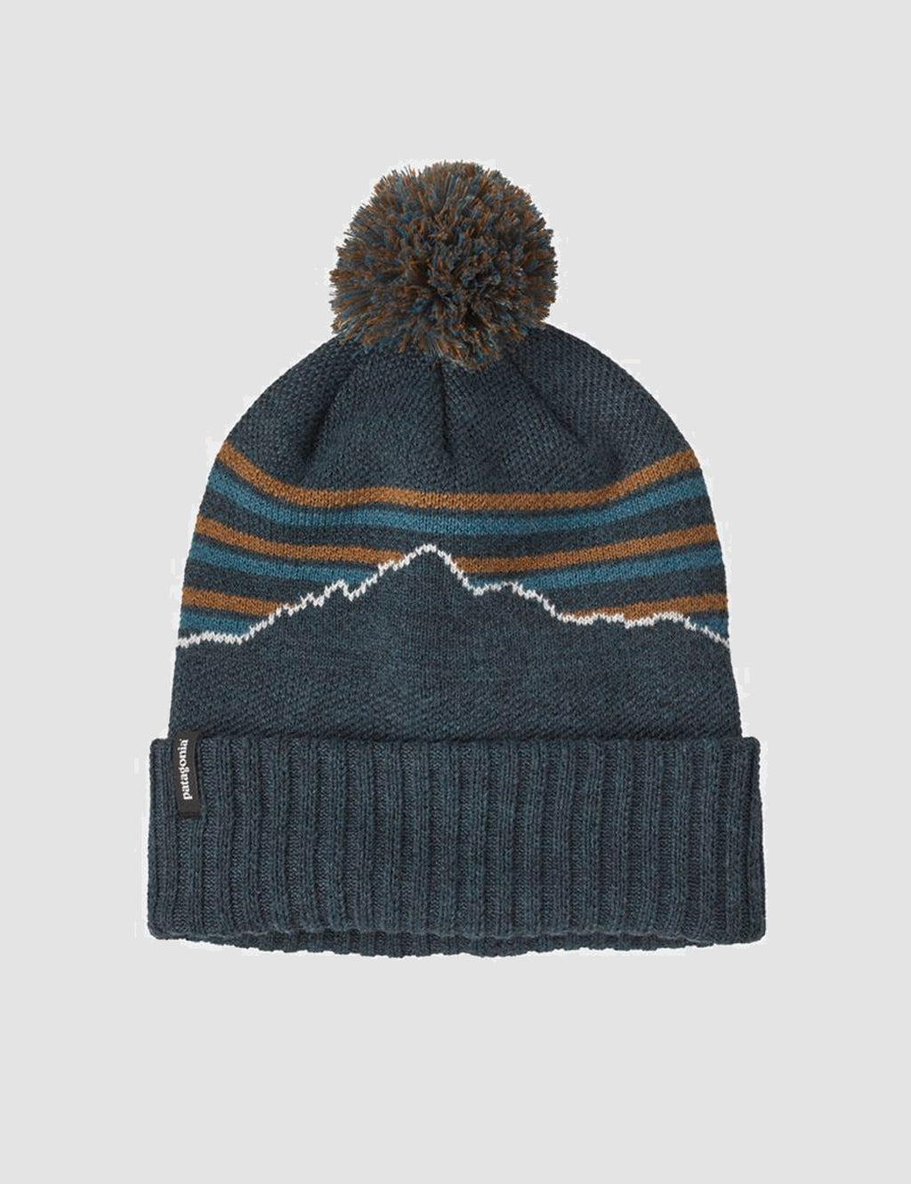 Patagonia Powder Town Fitz Roy Beanie - Smolder Blue | Urban Excess ...