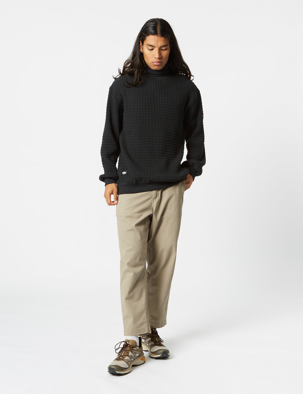 Manastash Snuggle Snug Thermal Turtle Neck - Black | URBAN EXCESS.