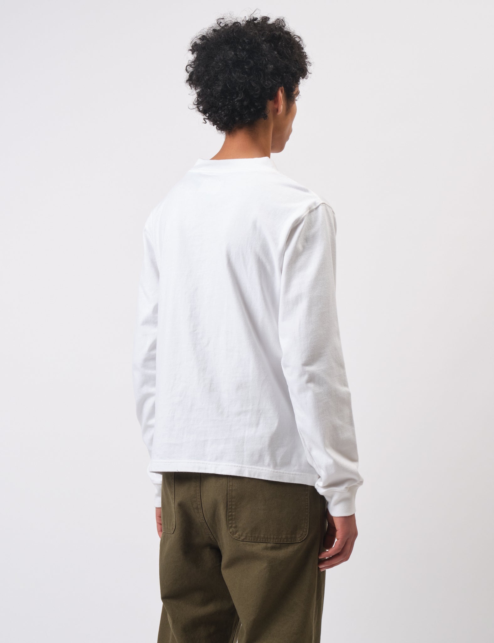 Bhode Turtle Neck Long Sleeve Jersey 300gsm - White | Urban Excess ...
