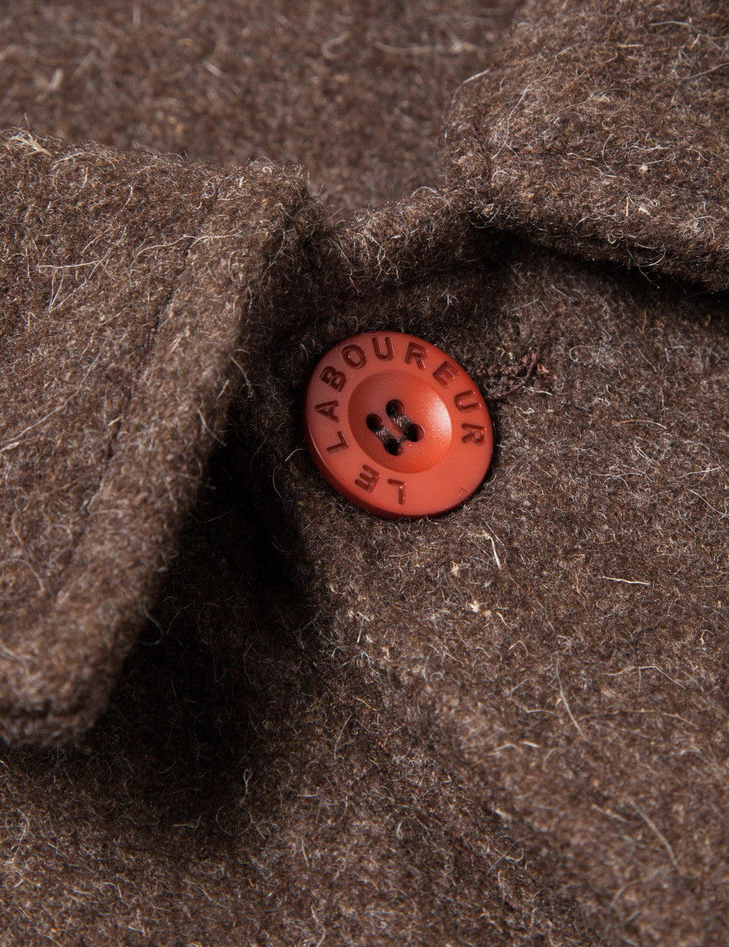 Shop Le Laboureur Wool Work Jacket - Brown – URBAN EXCESS