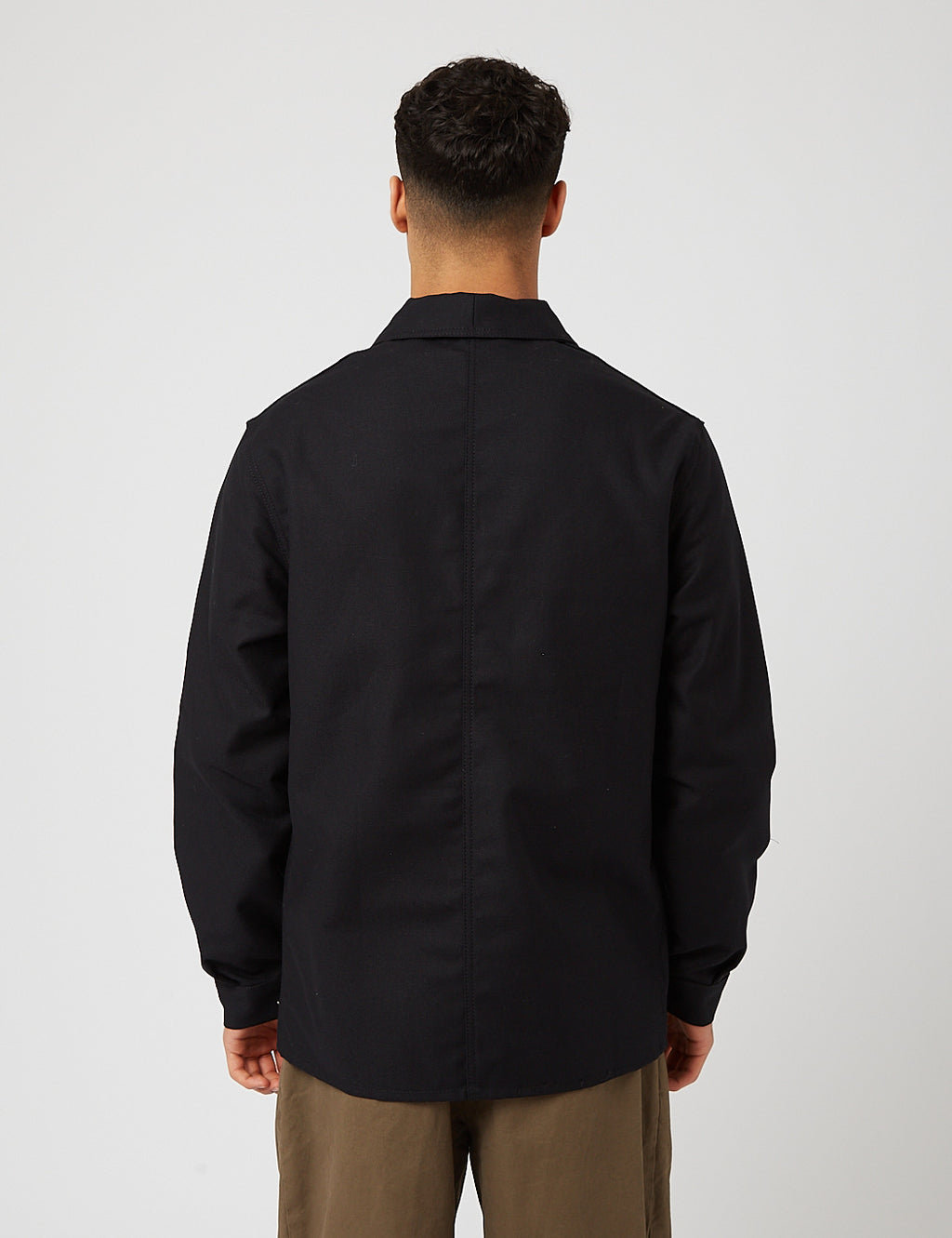 Le Laboureur Cotton Work Jacket - Black I URBAN EXCESS.