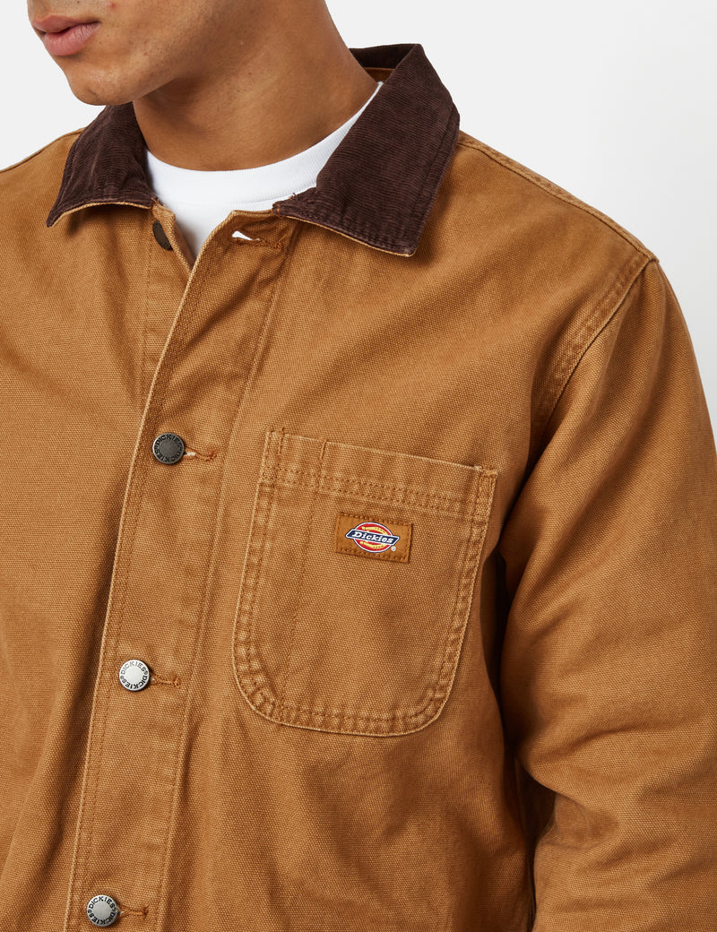 Dickies Duck Canvas Unlined Chore Coat - SW Brown Duck I Urban Excess. – URBAN EXCESS