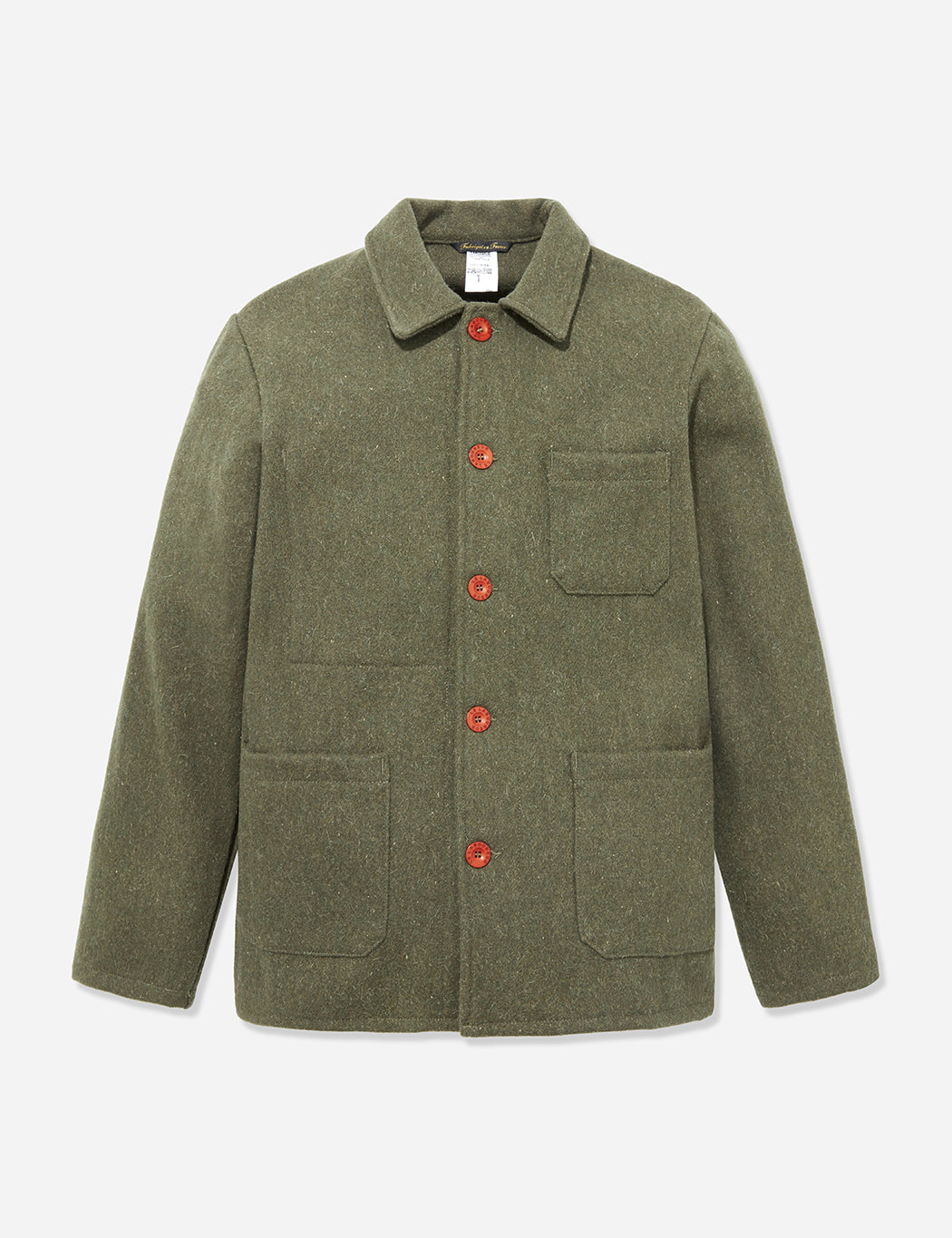 Le Laboureur Wool Work Jacket - Khaki Green | URBAN EXCESS.