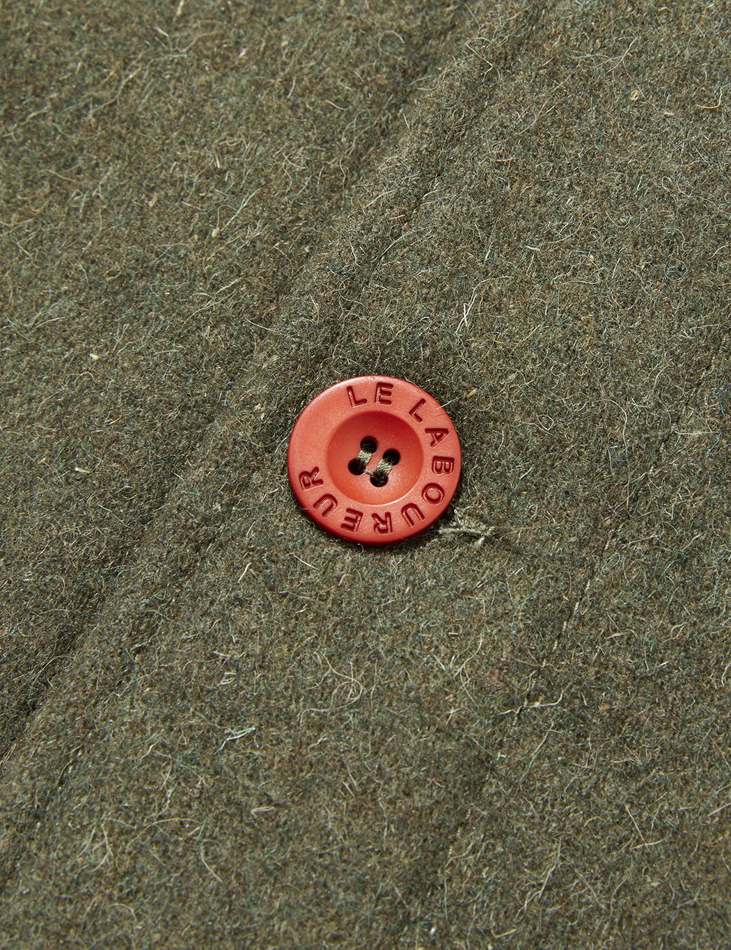 Le Laboureur Wool Work Jacket - Khaki Green | URBAN EXCESS.